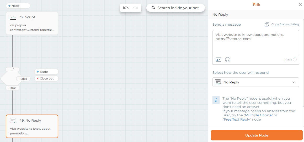 Setup bot to match Icebreakers & Persistent Menu - Factoreal